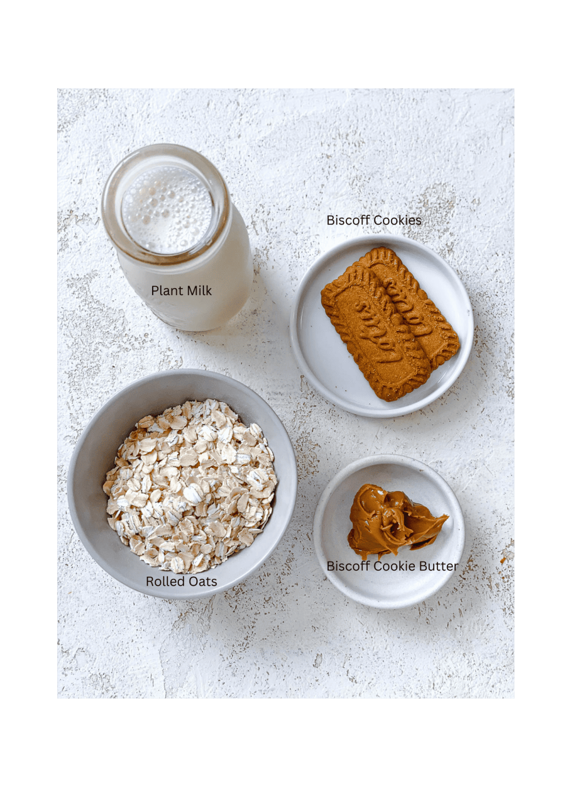 Biscoff Overnight Oats - Plant-Based on a Budget