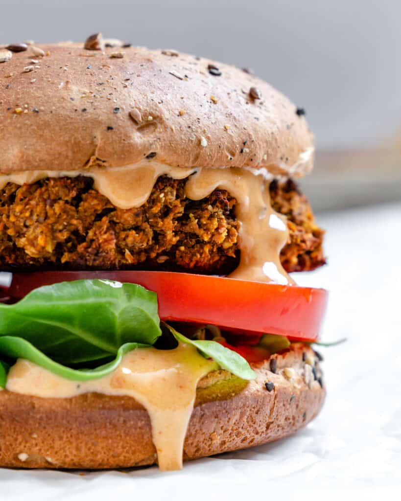 The Best Vegan Lentil Burgers - Plant-Based on a Budget