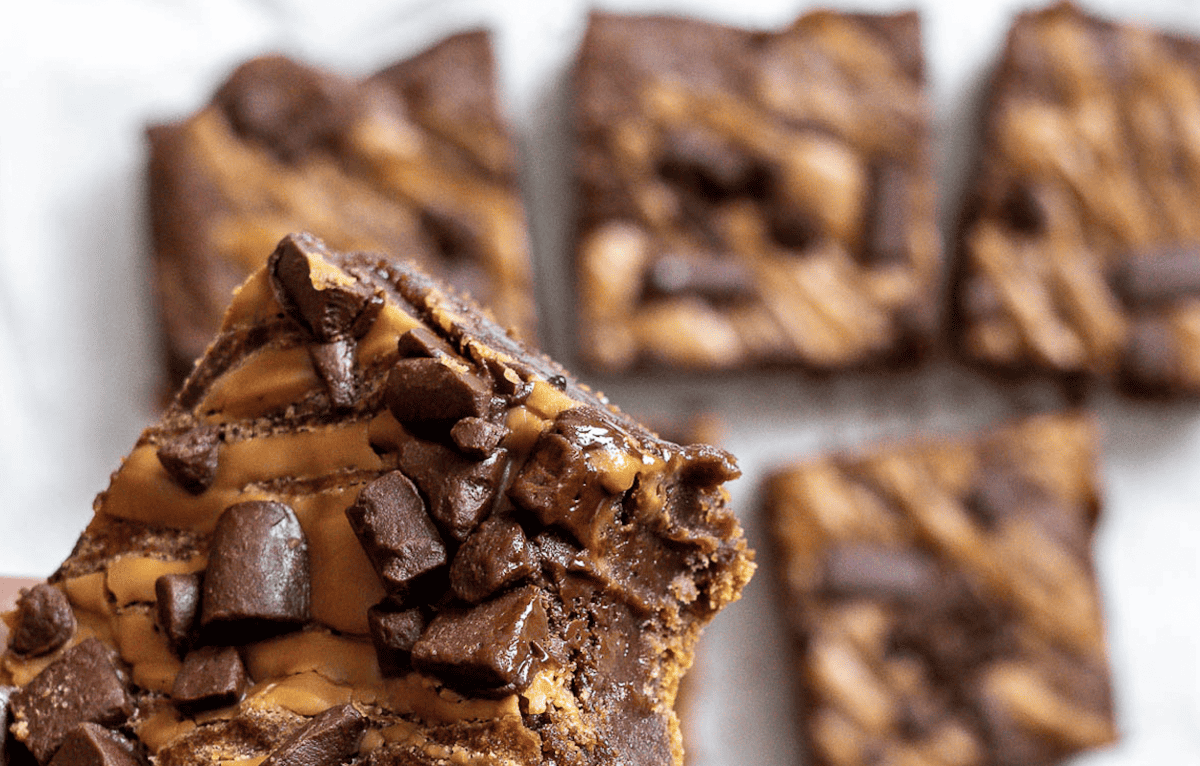 Biscoff Brownies - Plant-Based on a Budget