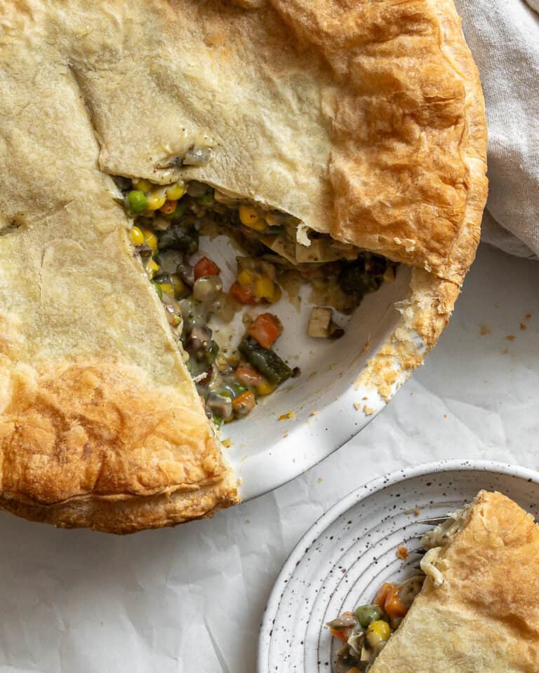 Mixed Vegetable Vegan Pot Pie - Plant-Based on a Budget