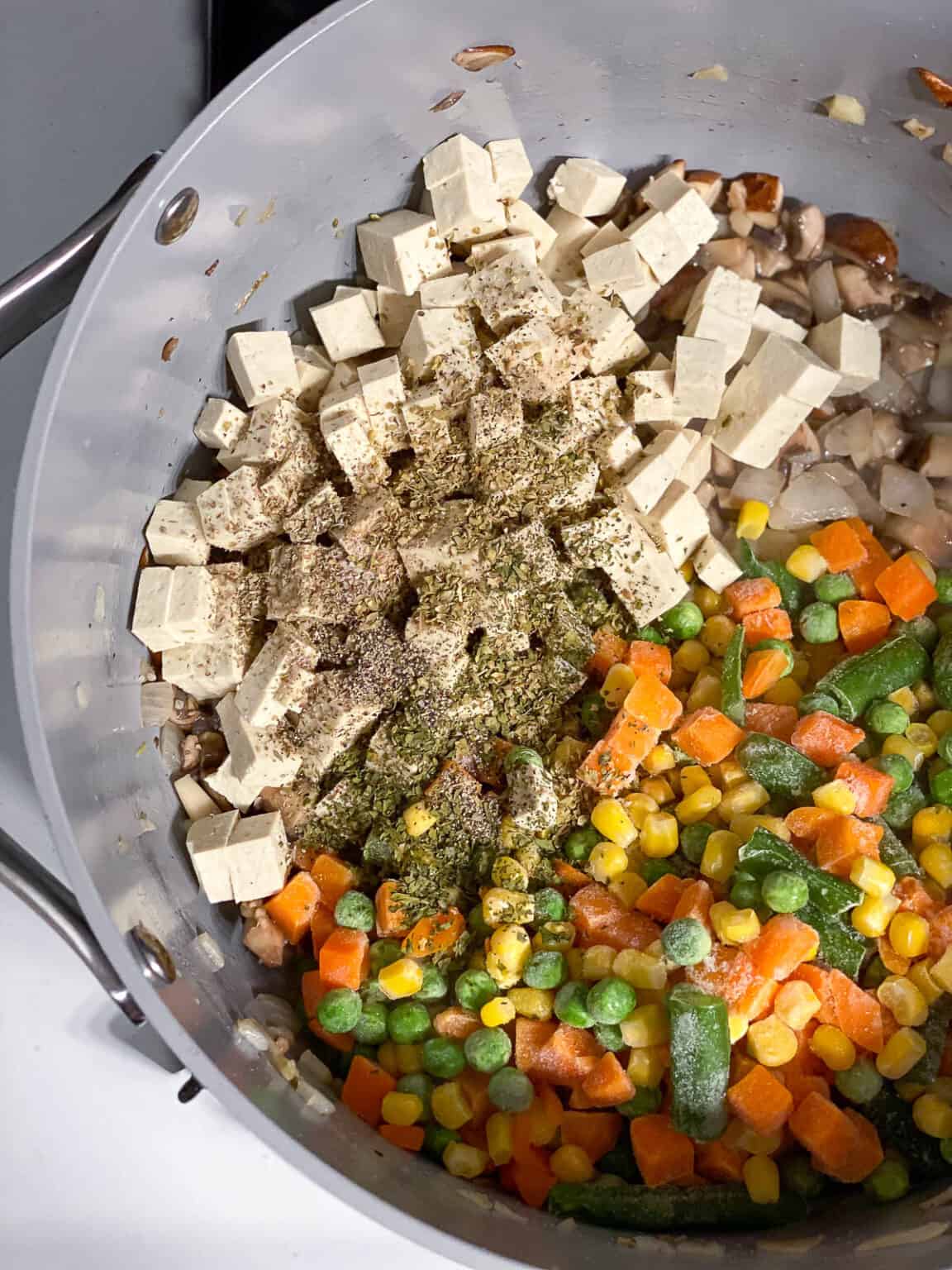 Mixed Vegetable Vegan Pot Pie - Plant-Based on a Budget