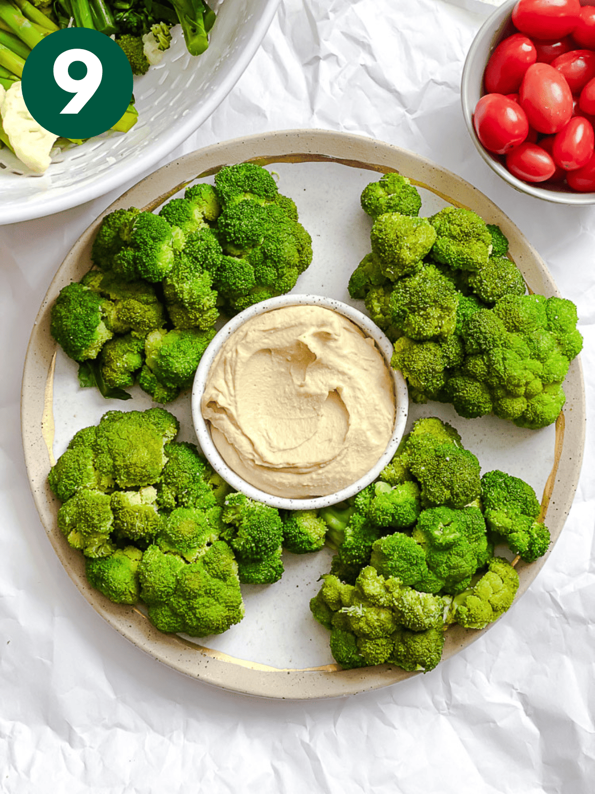 Christmas Veggie Tray [Tree OR Wreath] - Plant-Based on a Budget