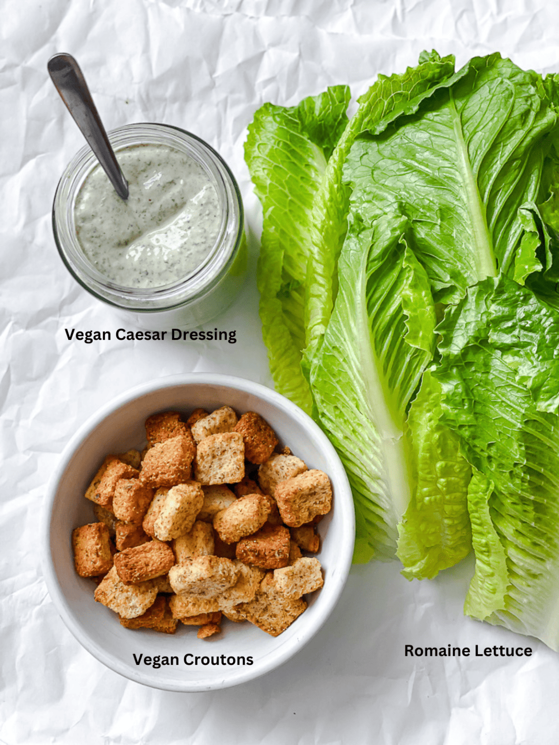 Vegan Caesar Salad - Plant-Based on a Budget