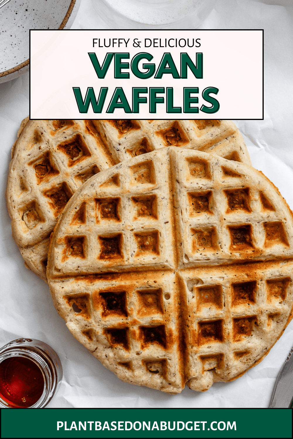 Vegan Waffles - Plant-Based on a Budget