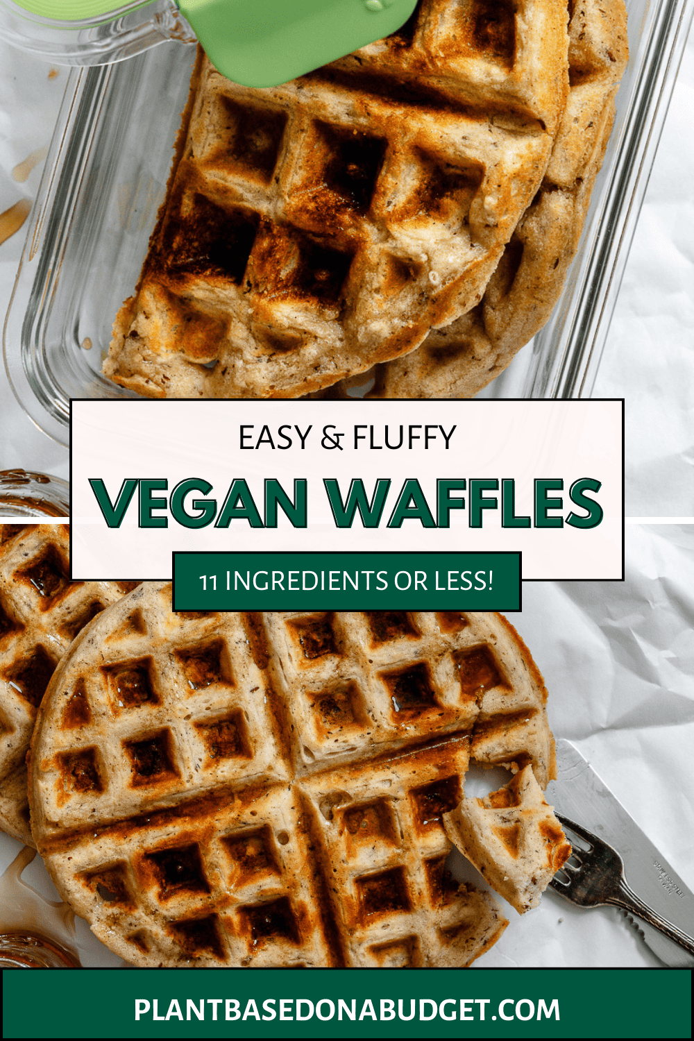 Vegan Waffles - Plant-Based on a Budget
