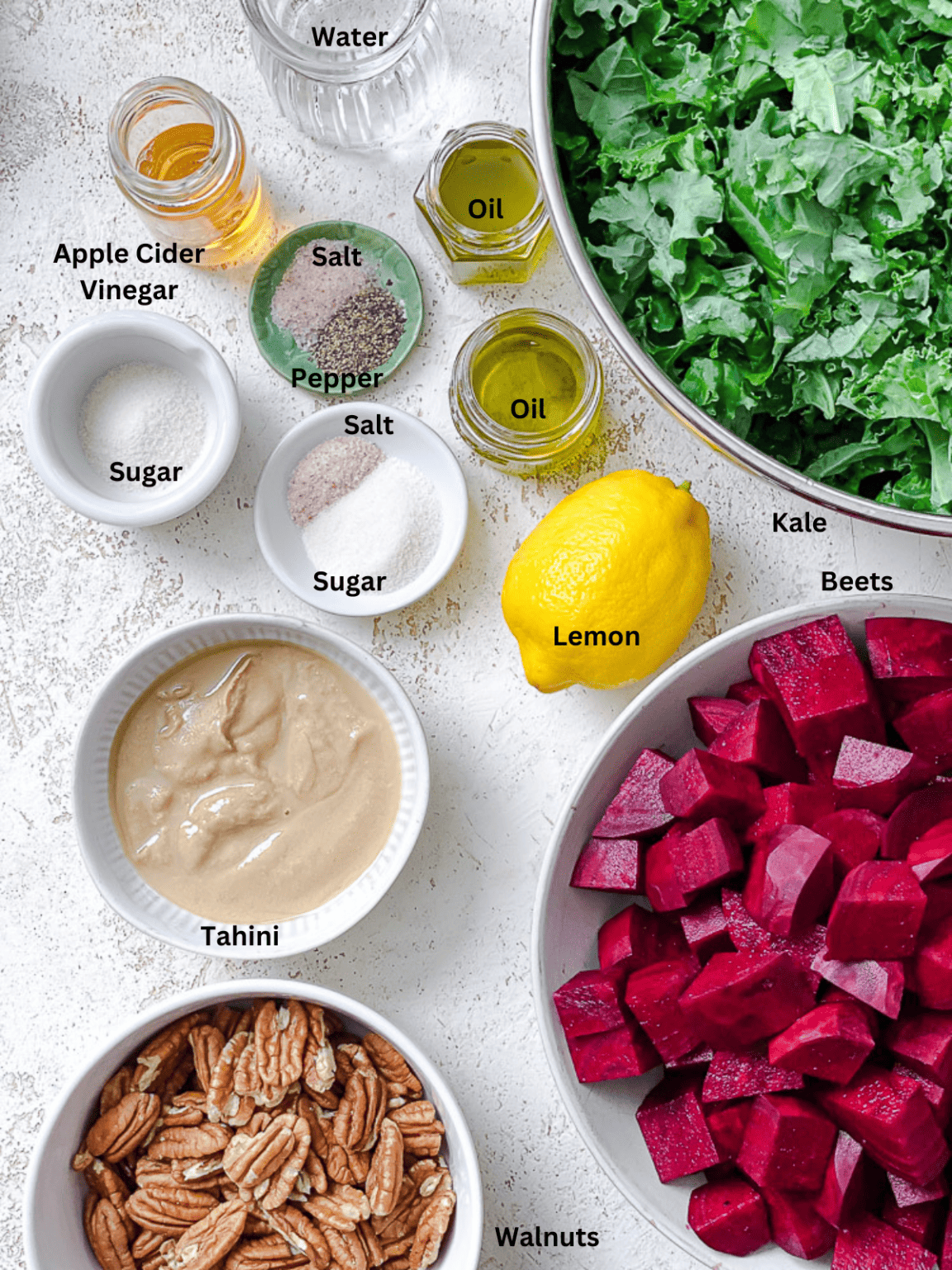 Roasted Beet and Kale Salad - Plant-Based on a Budget