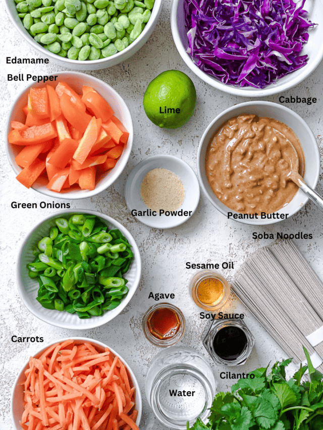 Soba Noodle Salad - Plant-Based on a Budget