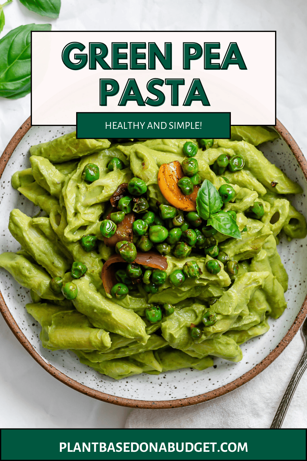Green Pea Pasta - Plant-Based on a Budget