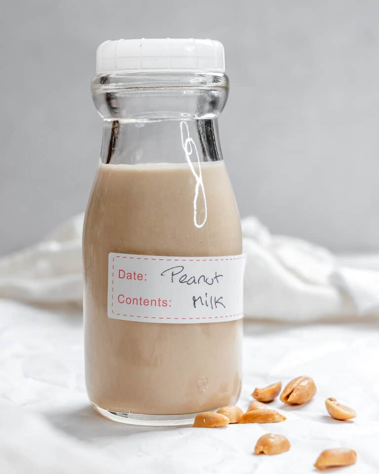 How to Make Peanut Milk - Plant-Based on a Budget