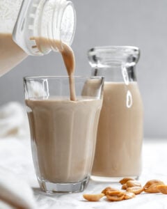 How to Make Peanut Milk - Plant-Based on a Budget