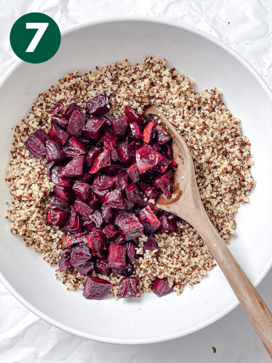 Roasted Beet and Quinoa Salad - Plant-Based on a Budget