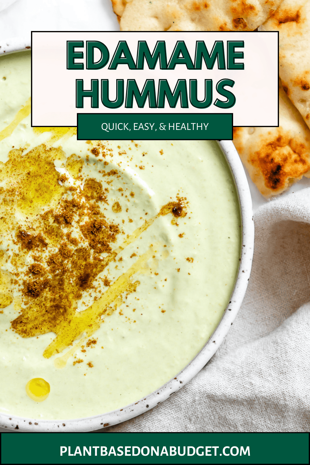 Edamame Hummus - Plant-Based on a Budget