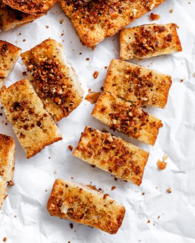 Easy Vegan Garlic Bread - Plant-Based on a Budget
