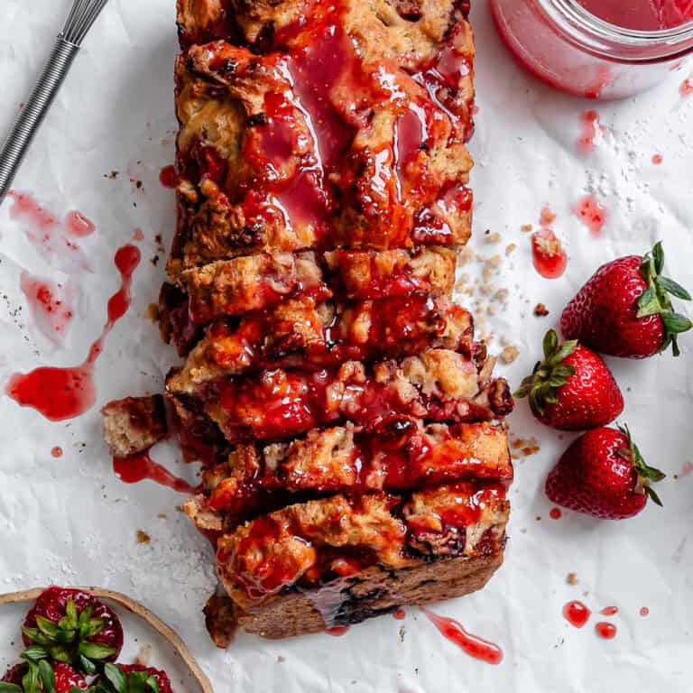 Easy Strawberry Bread - Plant-Based on a Budget