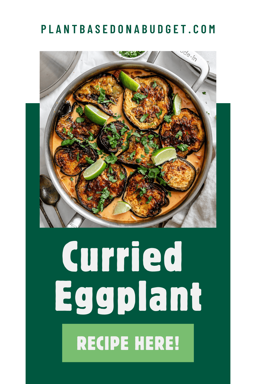 Quick Eggplant Curry [Curried Aubergine] - Plant-Based on a Budget