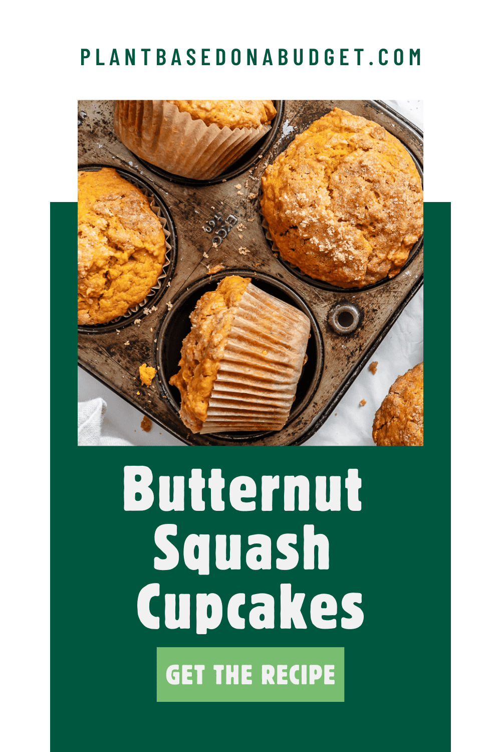 Butternut Squash Cupcakes - Plant-Based on a Budget