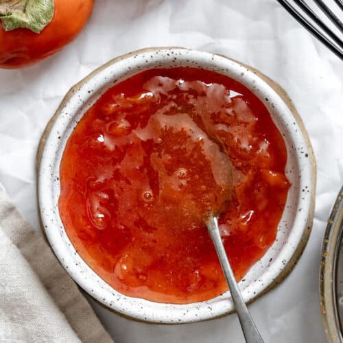 Easy Persimmon Jam - Plant-Based on a Budget