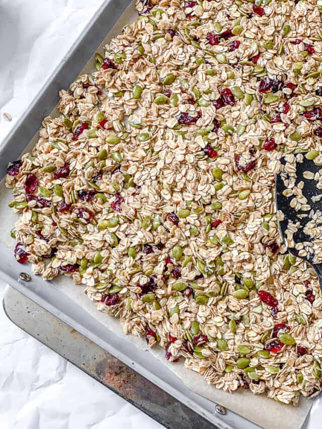 Maple Pumpkin Granola - Plant-Based on a Budget