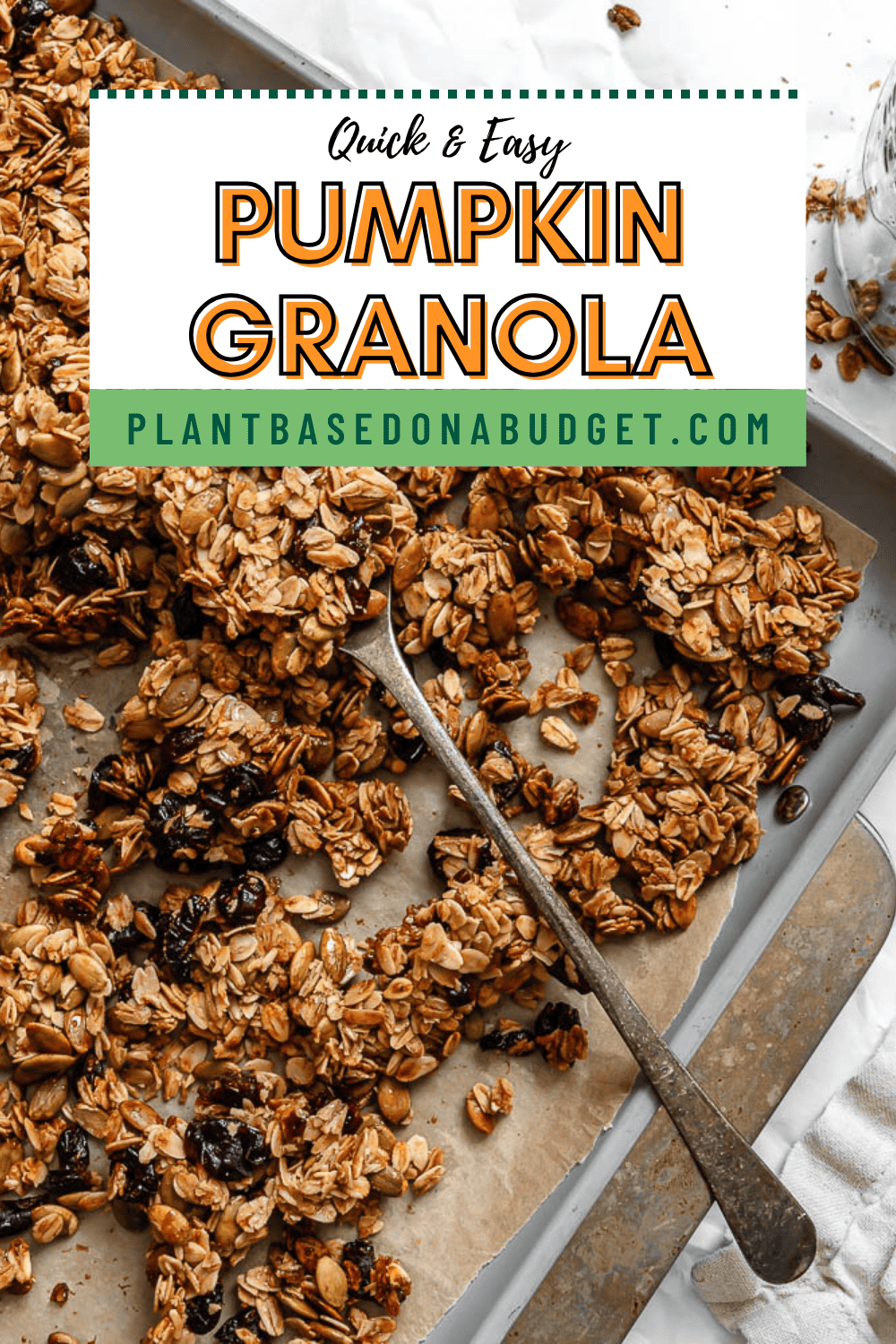 Maple Pumpkin Granola - Plant-Based on a Budget