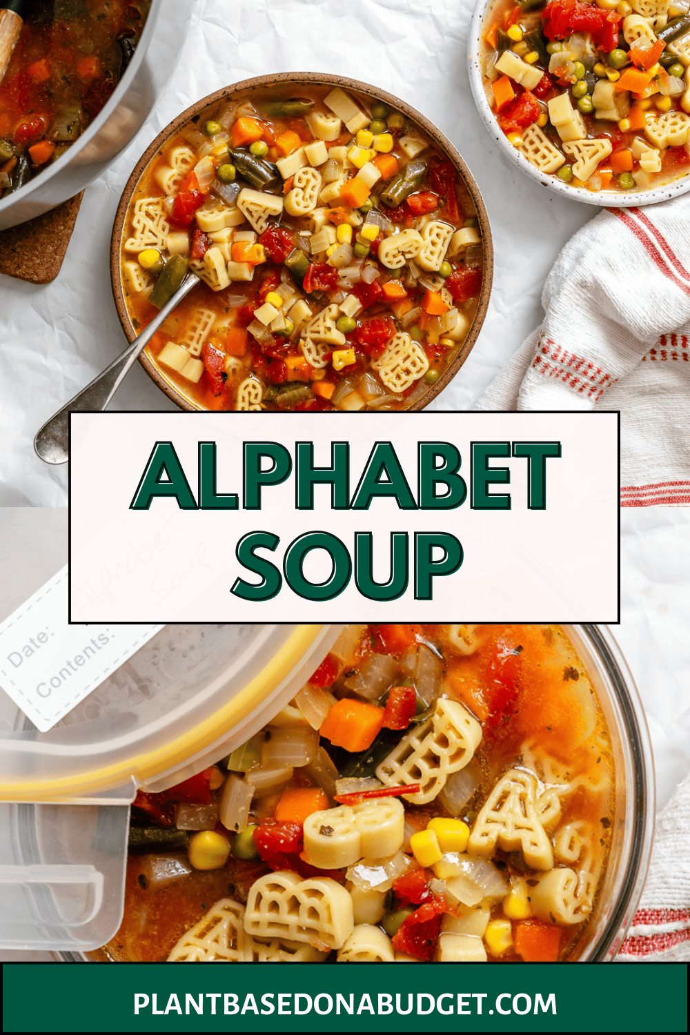 Alphabet Soup Recipe - Plant-Based on a Budget