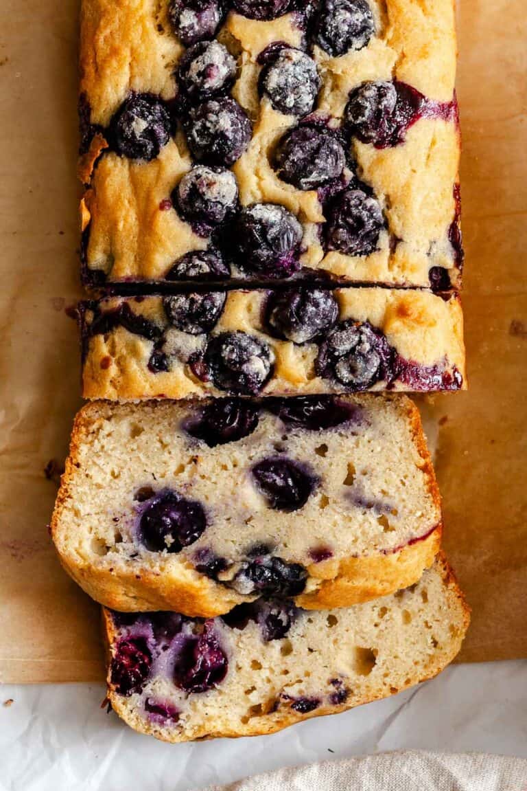 Easy Blueberry Bread [Quick Bread!] - Plant-Based on a Budget