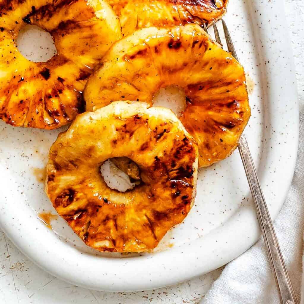 Easy Grilled Pineapple - Plant-Based on a Budget