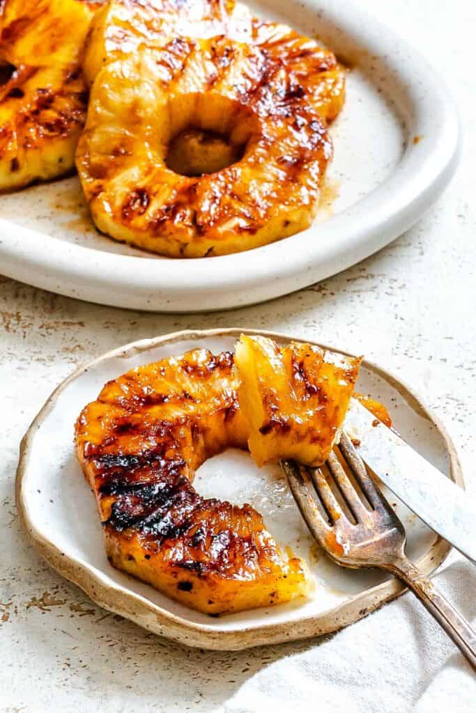 Easy Grilled Pineapple - Plant-Based on a Budget