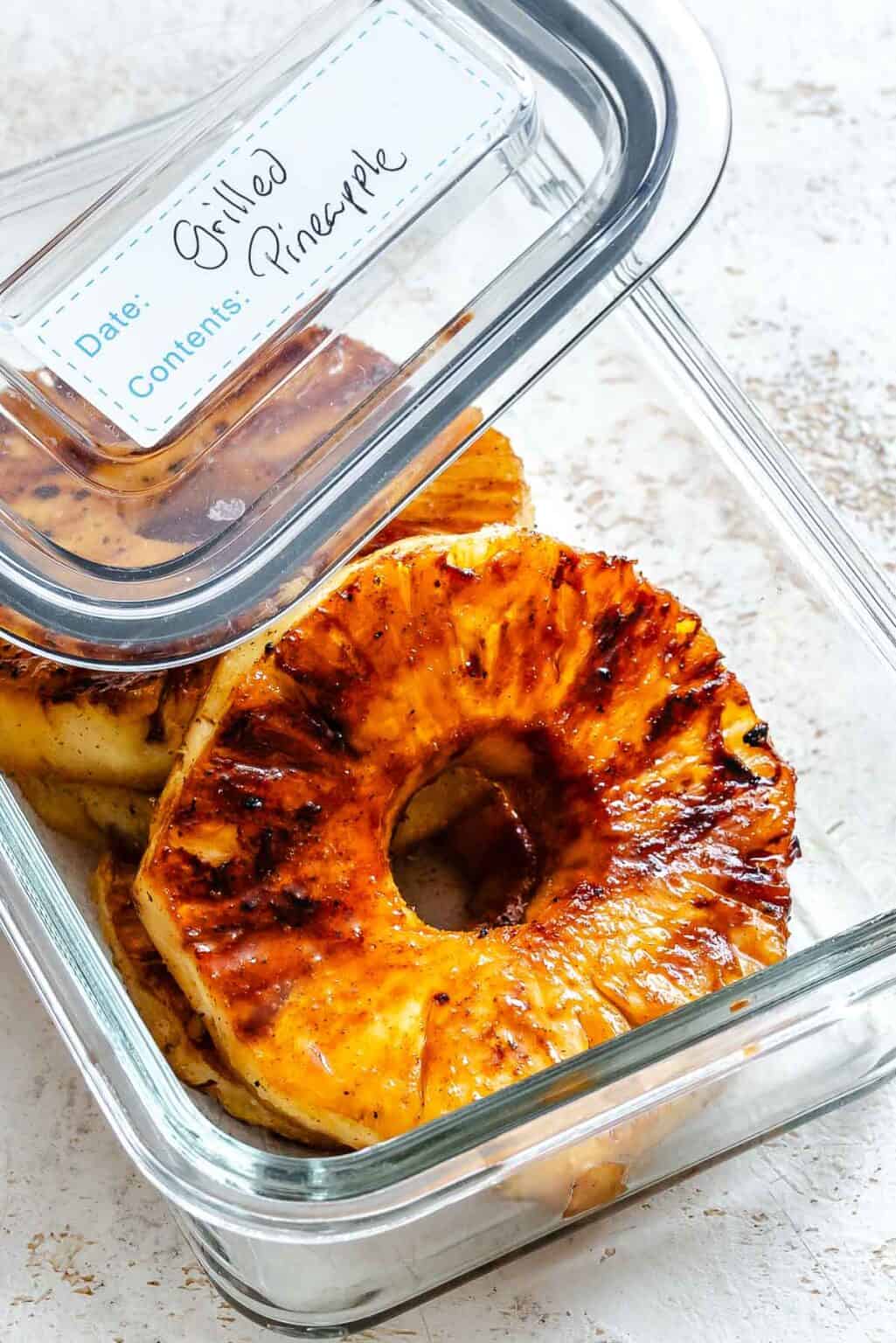 Easy Grilled Pineapple - Plant-Based on a Budget