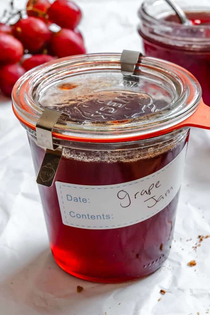 Easy Grape Jam (No Pectin) - Plant-Based on a Budget